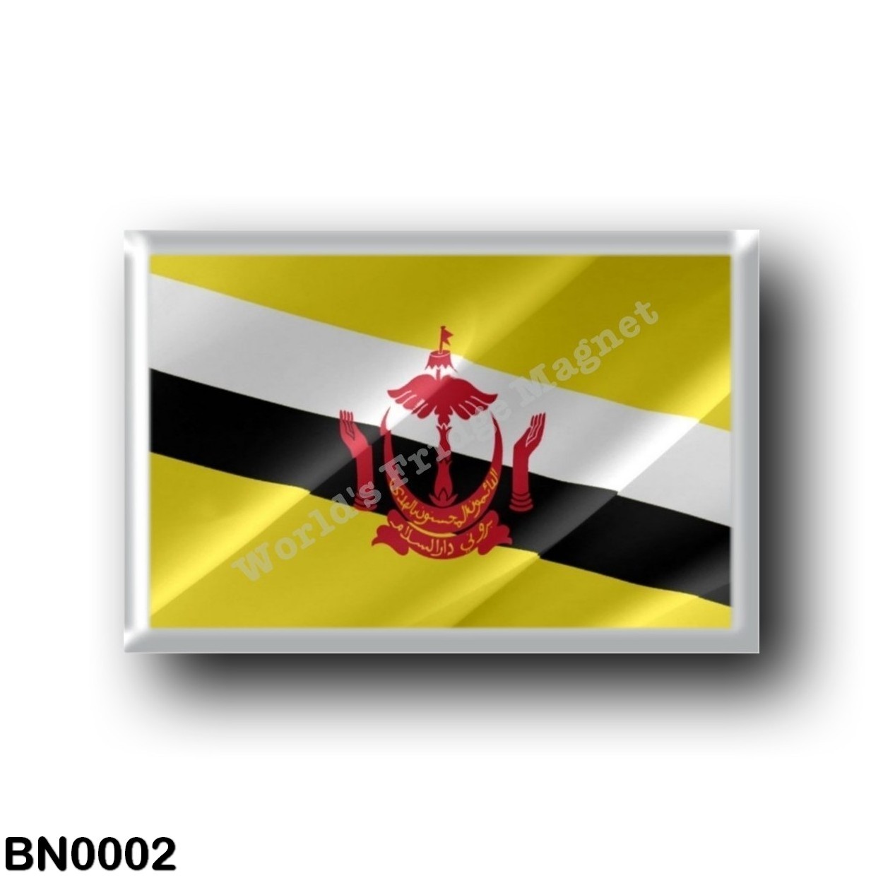 BN – Flag Waving – Brunei – Travels and Magnets