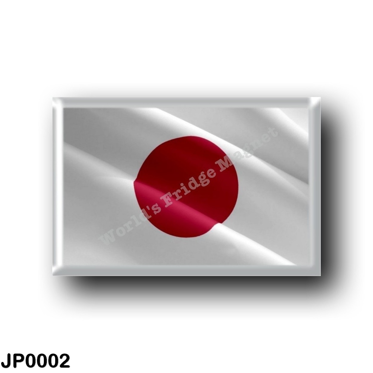 JP – Flag Waving – Japan – Travels and Magnets