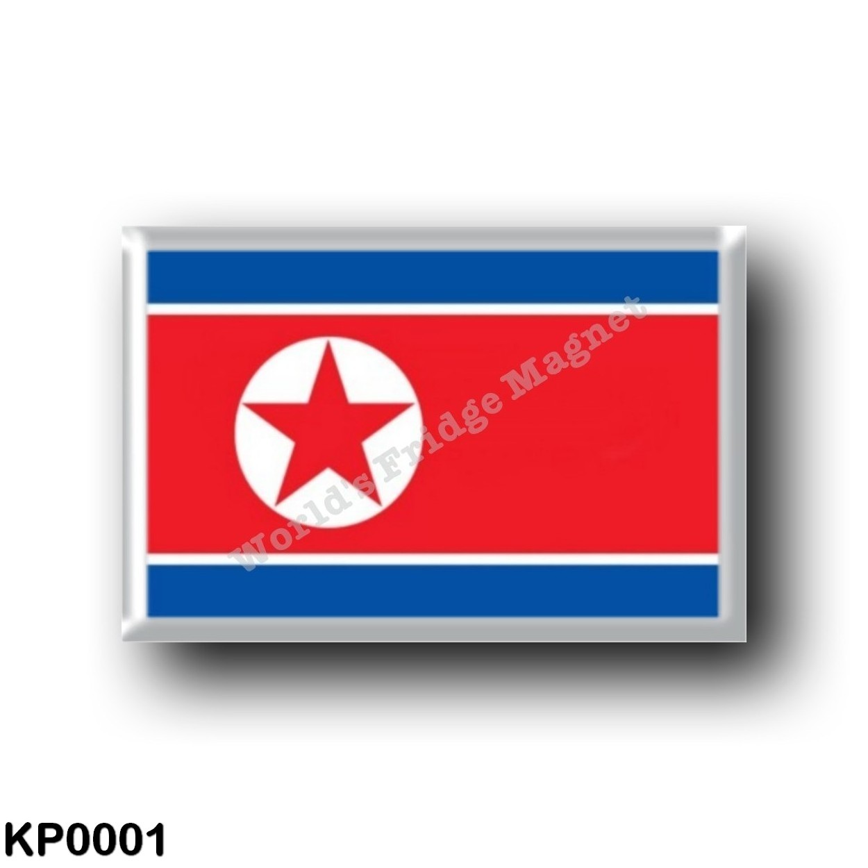 KP – Flag – North Korea – Travels and Magnets